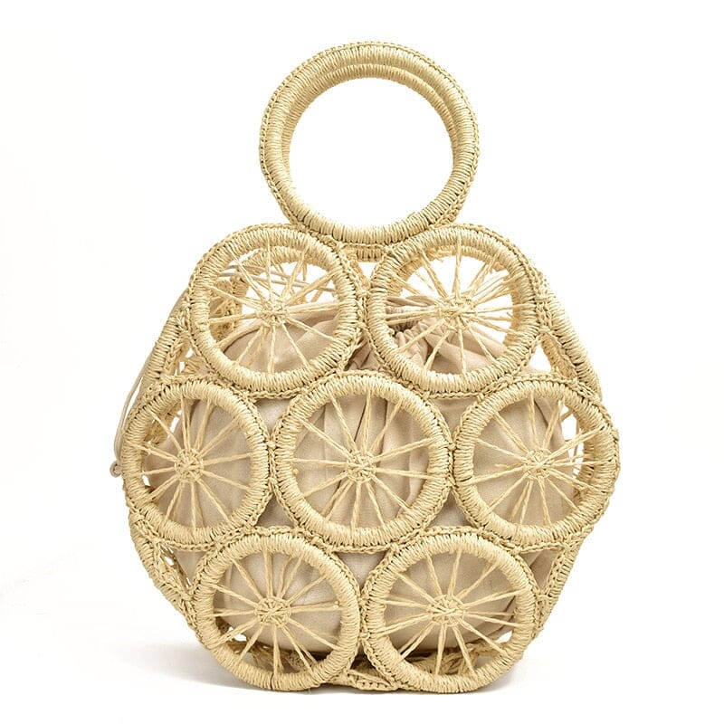Women's Straw Bag With Round Handles | The Store Bags